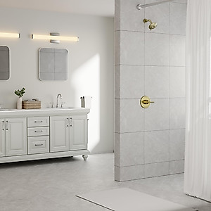 Replacement for Delta Trinsic 14 Series Single-Function Champagne Bronze Shower Valve Trim Kit, Shower Handle, Champagne Bronze Shower Trim Kit T14059-CZ (Cartridge and Valve Not Included)