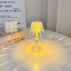 Sujosa LED Table Lamp Lantern, Warmer White Battery Operated Indoor Outdoor Lamp for Halloween Christmas Holiday Decorative Gift