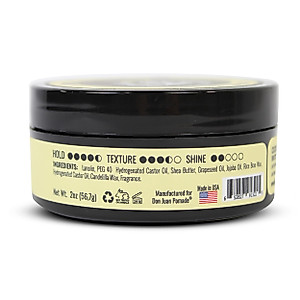 Don Juan Beard Balm Coconut Blood Orange Scent 2 Ounce - All Natural Ingredients with Shea Butter and Jojoba Oil