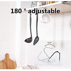 YAWALL 10 Pack Wall Hooks for Hanging 44lb(Max), Transparent Reusable Seamless Heavy Duty Hooks, Waterproof and Oilproof, Bathroom Kitchen Self Adhesive Hooks