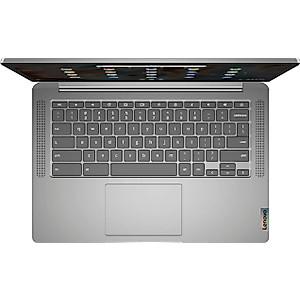 Lenovo 2023 Newest Chromebook Laptop Business Student, 14" FHD Touchscreen, Octa-Core MediaTek MT8183 (Upto 2GHz), 4GB RAM, 64GB eMMC, 802.11ac WiFi, Webcam, 10 Hours Battery, Chrome OS+MarxsolCables