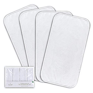 The Peanutshell Waterproof Diaper Changing Pad Liners | 4 Pack Set for Changing Pad, Bassinet or Crib | Washable & Reusable