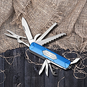 Swiss Eagle Hiker Multi-Tool Pocket Knife with 11 Functions