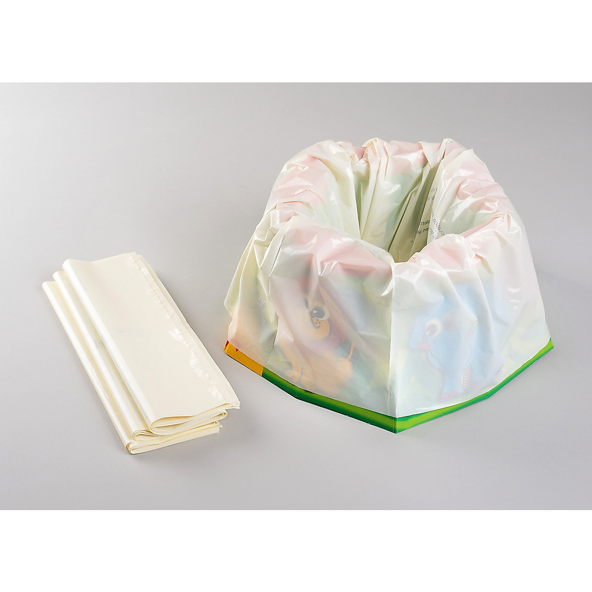 COMFYDO! Travel Potty Foldable and Disposable Children Potty Training (Color)