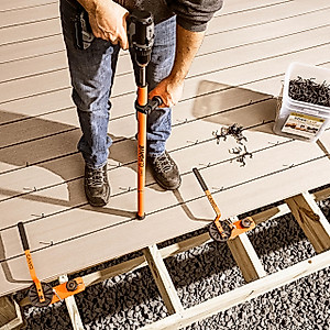 CAMO ClipDRIVE Deck Fastening Tool, Stand Up Drill Attachment for CAMO Deck Clips Installation…