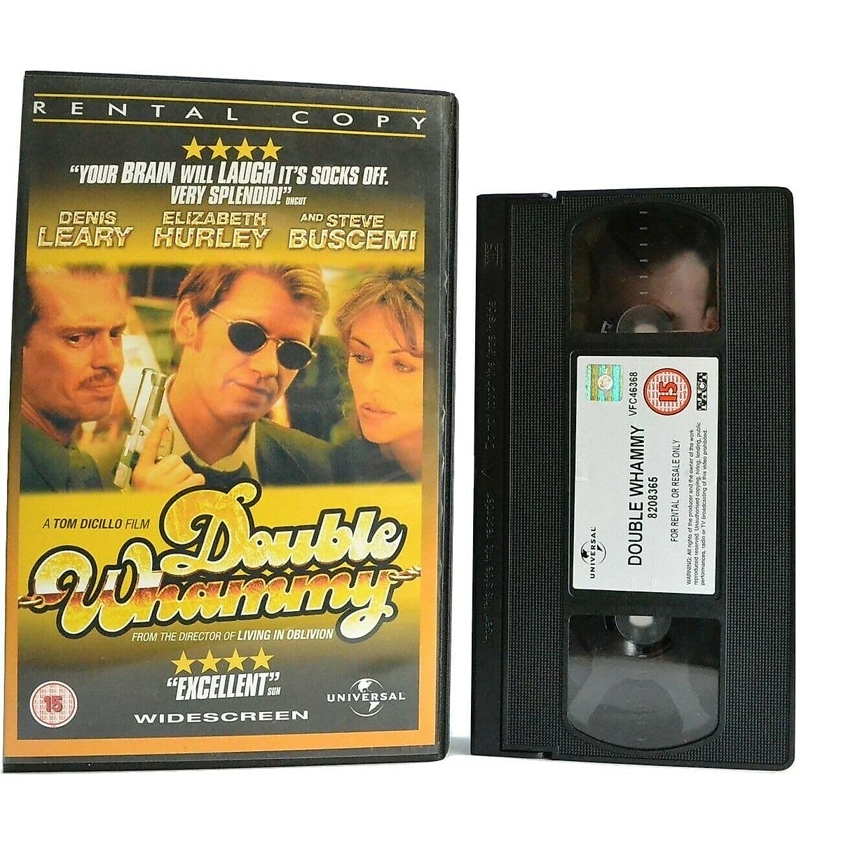 Double Whammy: Comedy (2001) - Large Box - Ex-Rental - E.Hurley/S.Buscemi - VHS