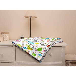 Anydia Pickleball Watercolor Blanket Gifts for Lover 60 x 50 Inch for Teen, Fannel Fleece Throw Blanket Super Soft Throws Blanket for Bed Couch Sofa