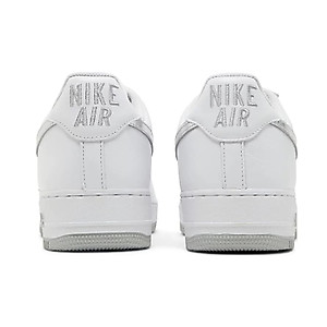 Nike Air Force 1 Mens Low Retro White Silver Sz14