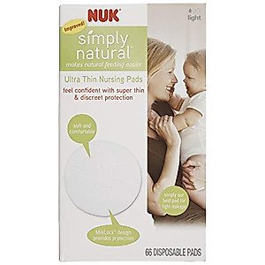 NUK Ultra Thin Disposable Nursing Pads, 66ct