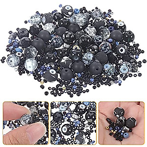 COHEALI Bracelets Kit Bracelet Kit 2 Bags of Jewelry Making Beads DIY Crafts Loose Beads for Necklace Earrings Bracelet Making Bracelet Beads