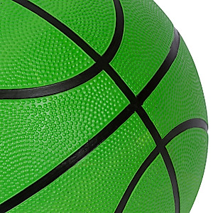 Trademark Innovations 29.5" Size 7 Regulation Size Basketballs - Set of 6 Multicolor with Pump