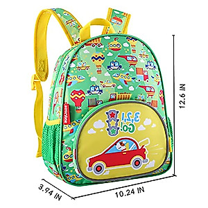 Daaupus 12-Inch girl preschool backpack,Kids Backpack for Boys & Girls, Perfect for Daycare and Preschool, Unique design print backpack for school and travel