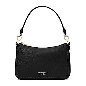 Kate Spade New York New Core Pebble Pebbled Leather Medium Convertible Crossbody Black One Size