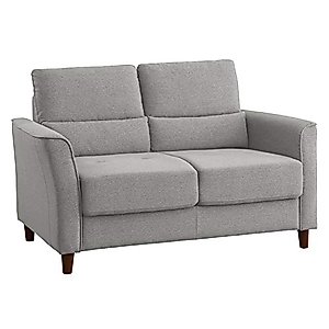 Lexicon Willow Living Room Loveseat, Gray
