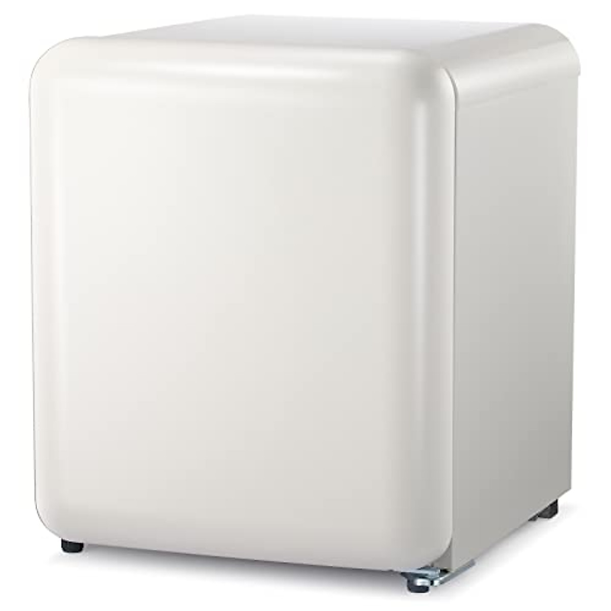 R.W.FLAME 1.7 Cu. Ft Mini Fridge with Freezer, Low Noise, 48L compact refrigerator, Mini Fridge for Bedroom, Office, Dorm, RV, (White)