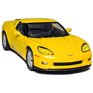 Set of 4: 5" 2007 Chevy Corvette Z06 1:36 Scale (Blue/Orange/Red/Yellow)