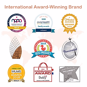 haakaa Manual Breast Pump Petal Silicone Breast Pump with Flower Stopper & Silicone Strap Breastfeeding Essentials Set (7oz/200ml, New Version)