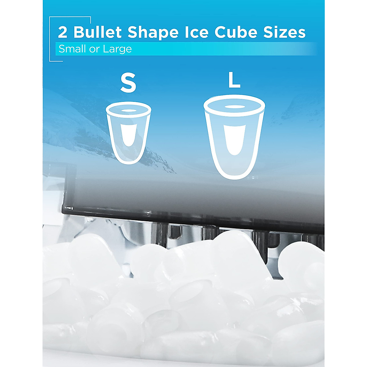 BLACK+DECKER 26 lb. Capacity Ice Maker