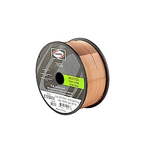 Harris E70S6F8 ER70S-6 MS Spool with Welding Wire, 0.035 lb. x 33 lb.