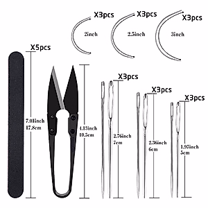 LUNARM Stitching Pony - Leather Sewing Table Desktop Pony Horse Clamp with Big Eyes Sewing Needles Instruction Nail Files Replaceable Patch for DIY Leather Hand Stitching