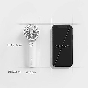 Minihead Fan Pro (Pink) - Mini Handheld Fan, 24-Hour Battery, lightweight 0.22lbs(99g), Pocket-Sized, Strong Airflow, Must-Have Item For Summer, Turbo Mode + 3 Wind Settings