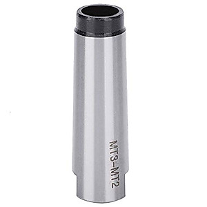 Eboxer MT3 to MT2 Taper Drill Sleeve Reducing Adapter, High Speed Steel Middle Taper Sleeve for Lathe Milling Industrial CNC Fixture Tool