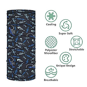 SUNMECI Cooling Face Mask Breathable Summer Neck Gaiter Cover Stylish and Versatile Head Wrap for Fishing, Motorcycle