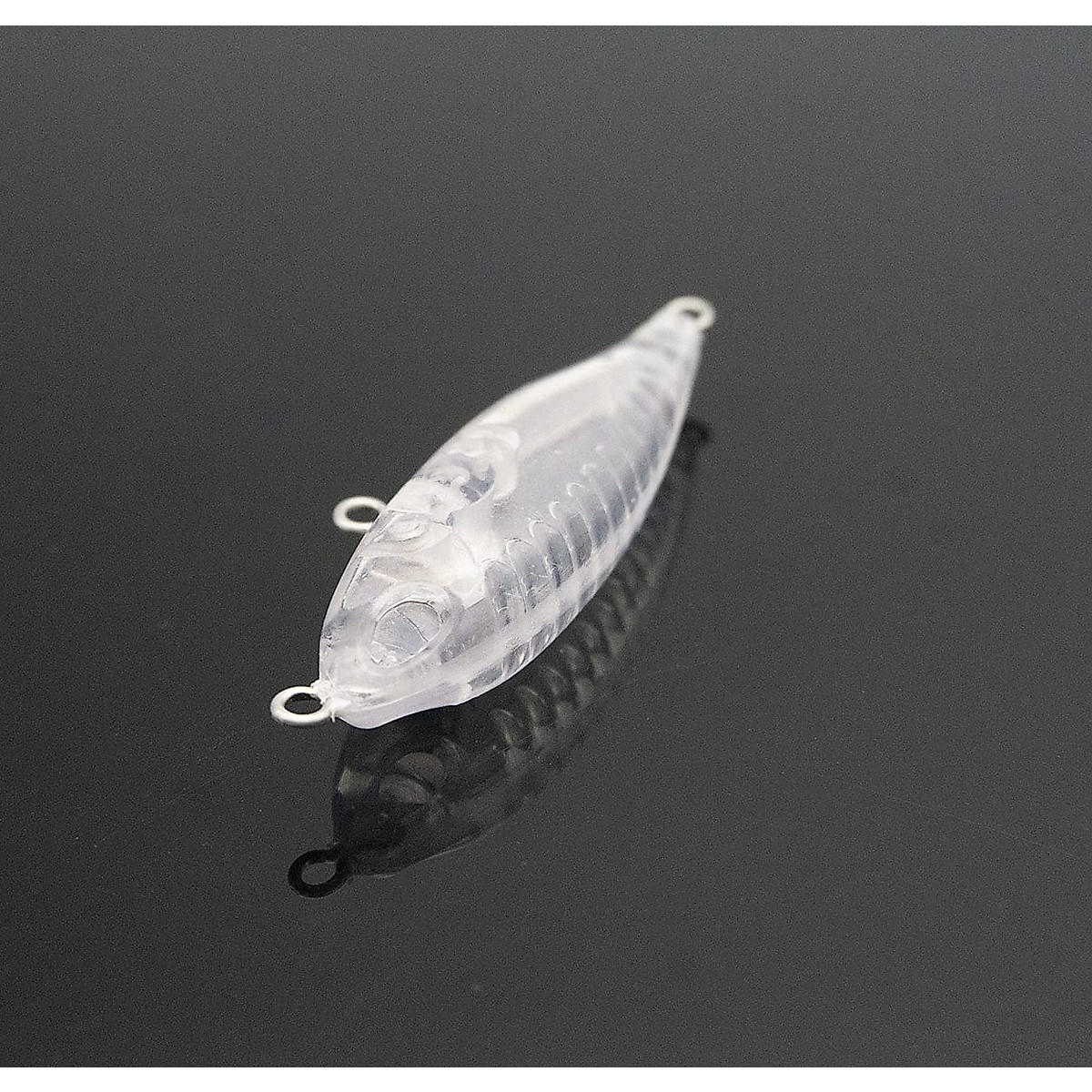 10PCS Unpainted Lure Blanks 2.64g 5cm with Special Eye Fishing Eye Crankbait Simulation Blank Body Clear Hard Baits Trout Salmon Minnow Lure Popper Lures Topwater Freshwater 8267 Special Eye