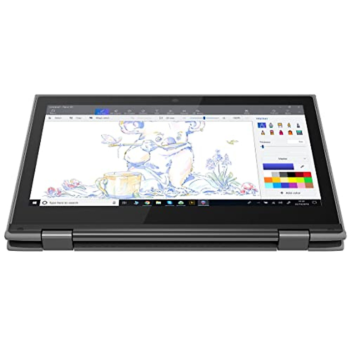 Lenovo 300e 11.6" 2-in-1 Touchscreen Winbook (4-Core Intel N4120, 4GB RAM, 64GB Storage, Stylus, Webcam), Ruggedized, Water Resistant, Convertible Home & Education Laptop, Windows 10 Pro (Renewed)
