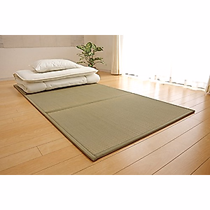 IKEHIKO Japanese Traditional Igusa (Rush grass) Tatami Mattress, Twin XL. Made in Japan
