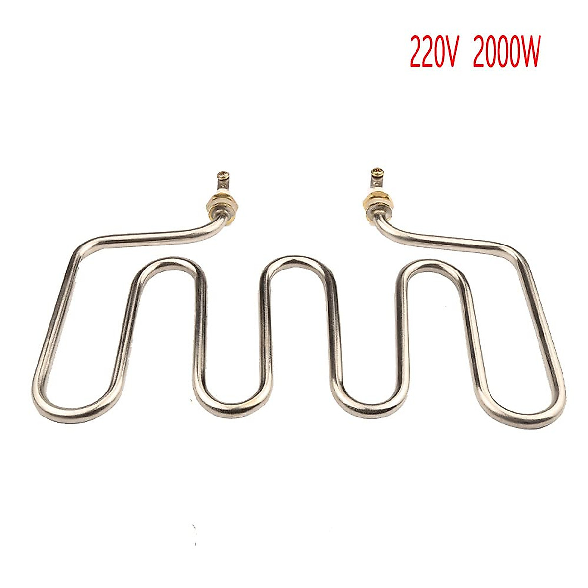 Food Grade SS304 4U Type Tubular Heater Element for Rice Steaming Cart Heater U-Shape Heating Element 4U Liquid Heating Pipe