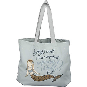 Primitives by Kathy Double-Sided Tote Bag, Large, Important Mermaid