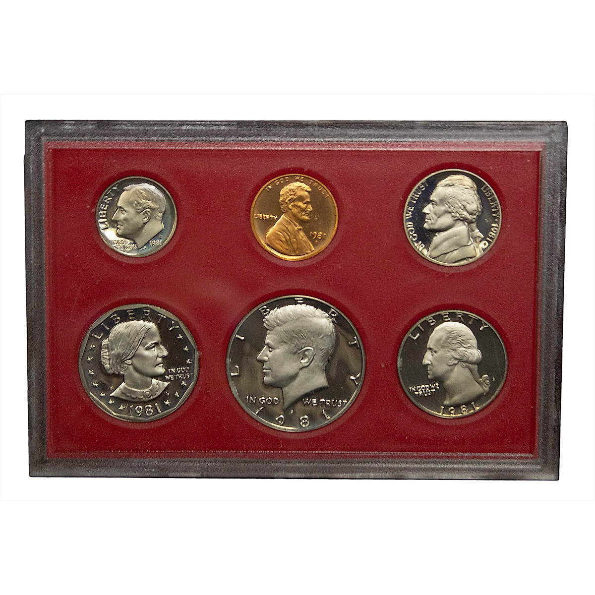 1980 S -1989 US Mint Set Clad Proof Set Run 52 coins