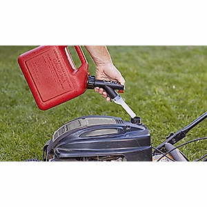 GARAGE BOSS GB320 Briggs and Stratton GarageBoss Press 'N Pour 2+ Gallon Gas Can, Red & GB310 Briggs and Stratton GarageBoss Press 'N Pour 1+ Gallon Gas Can, Red