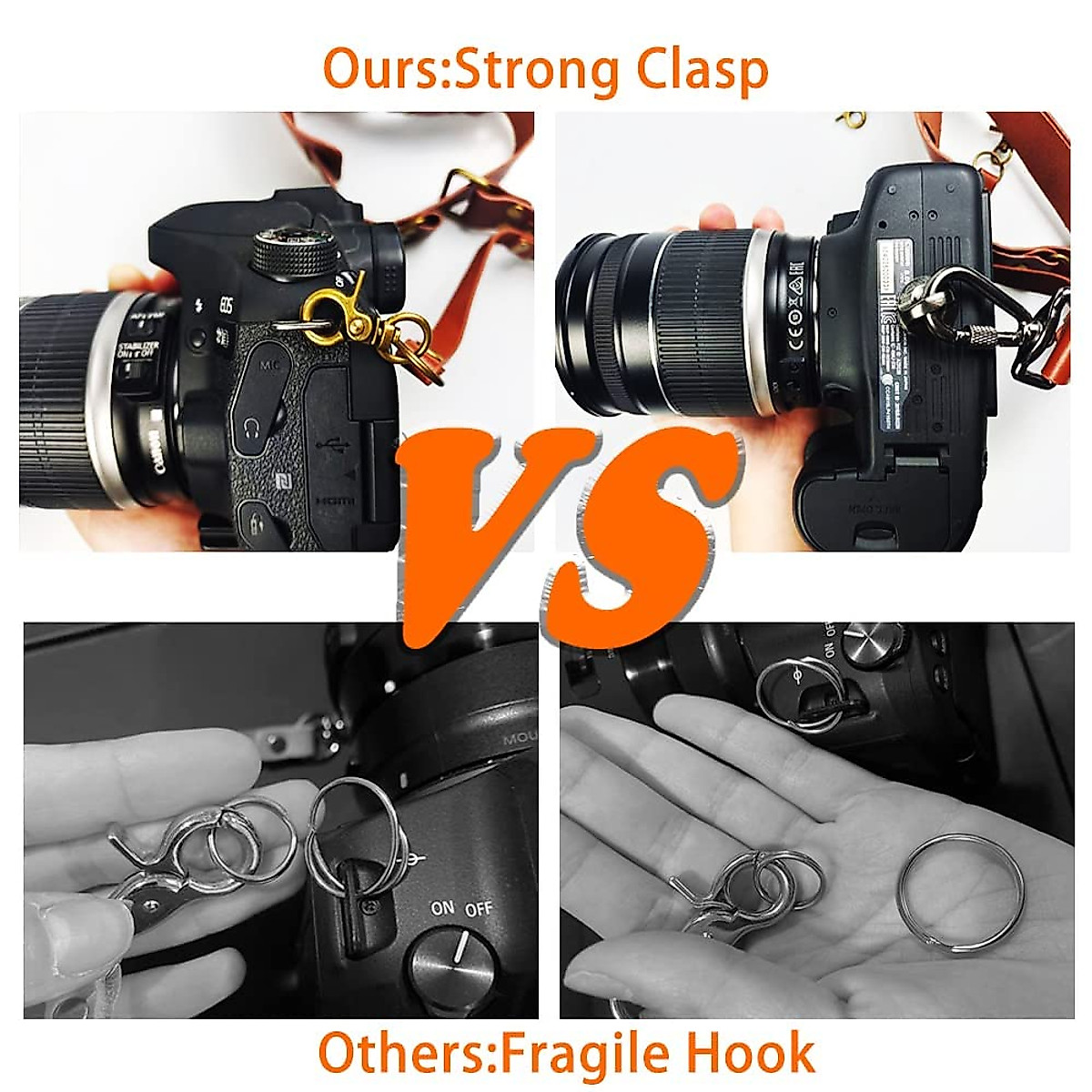 Jumyee Dual Camera Strap, Camera Harness for Photographers Adjustable Shoulder Straps Belt for 2 Cameras - Double Camera Body Strap Accessories (Brown)