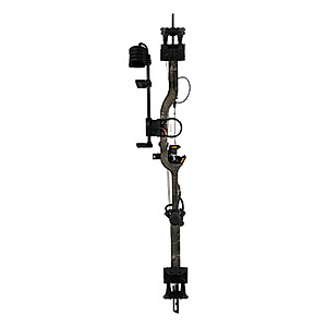 Bear Archery Species EV Ready to Hunt Adult Compound Bow Package, 70 lb. Draw Weight, Right Hand, True Timber Strata