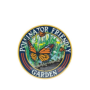Eeypy Butterfly Pollinator Friendly Garden Sign Wood Signs for Home D¨¦cor 12x12 I NCH