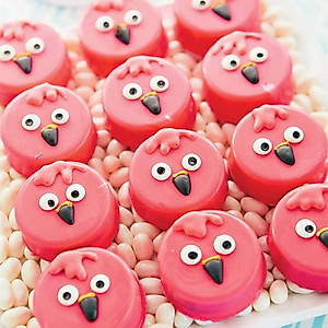 Ocmoiy 2 Inch Round Silicone Mold for Oreo Chocolate Covered Cookie Mold, 24 Cup Cylinder Silicone Mini Cake Baking Mold, Cake Puck Mold Set of 2