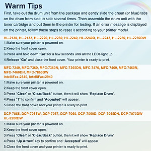 TN450+DR420 TESEN Compatible Toner and Drum Cartridge Replacement for Brother TN450 DR420 Use for HL-2270DW HL-2240 HL-2280DW MFC-7360N DCP-7065DN MFC-7240 IntelliFax-2840 Toners_Cartridges_Printer