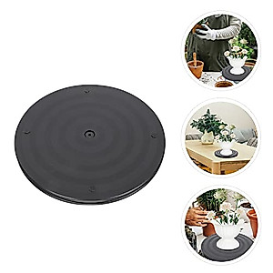 Floral Turntable Ball Bearings Stand Clay Sculpting Wheel Bonsai Trim Turntable Statue Rotating Swivel Plate Bearing Table Turntable Table Tray To Rotate Desktop Rotating Board Abs