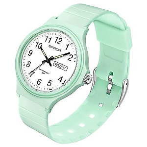 Women's Watch Waterproof Ladies Watches Sport Wrist Watch Nurse Analog Simple Minimalist Casual Watch Dress Wristwatch with Day Date White Black Pink Gold Green Purple