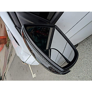 ruihe 2pc Carbon Fiber Color Rearview Mirrors Cover Trim Fit for Ford Focus RS ST MK3 2012-2018 ABS