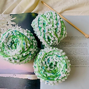 2PC 90g Fancy Butterfly Yarn for Knitting Feather Crochet Yarn for Crocheting Thread to Knitted Patchwork Fabric Line