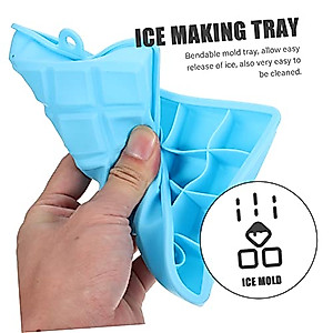 KJHBV 3pcs Silicone Ice Box Sphere Ice Mold Pet Treat Container Tiny Ice Maker Ice Cube Case Silicone Ice Cube Tray Ice Grid Maker Ice Mold Mould Ice Silicone Mold Ice Making Tray Manual