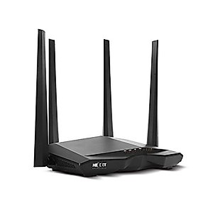 NEXXT Dual-Band Wireless Wi-Fi Router for Home Office Internet and Gaming Long Range Router 1200Mbps Fast Ethernet with Signal Amplifying Antenna