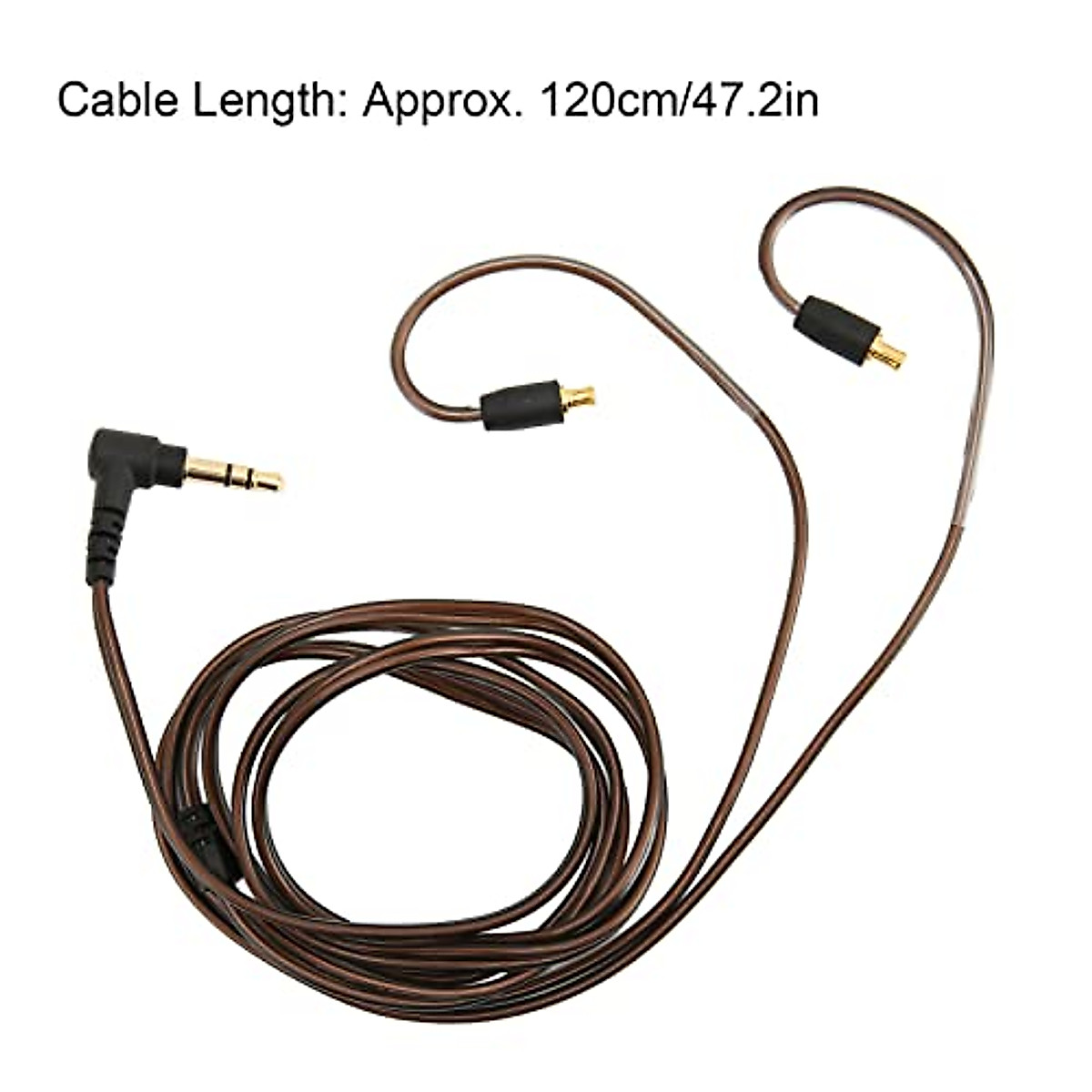 VINGVO Replacement Headphone Cable, Prevent Stethoscope Effect Flexible Headphone Cable Oxygen Free Copper for LS200 for CKS1100