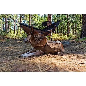 OneTigris Hideout Hammock Underquilt, Full Length Lightweight 4 Season Hammock Gear Underquilt for Hammock Camping Hiking Backpacking Travel Beach Backyard Patio Portable, Coyote Brown