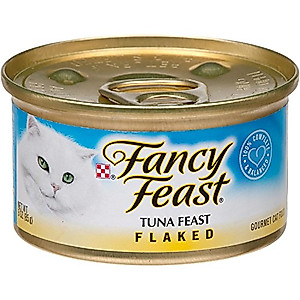 Fancy Feast Flaked Tuna Canned Cat Food, 3 oz, Case of 24