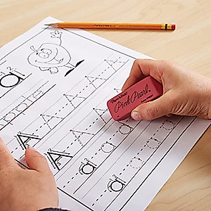 Paper Mate Pink Pearl Erasers, Large, 3 Count