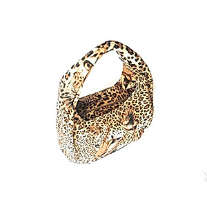 Lee Sands Women's Leopard Hobo Bag 17"W x 17.5"H x 5"D Tan/Brown